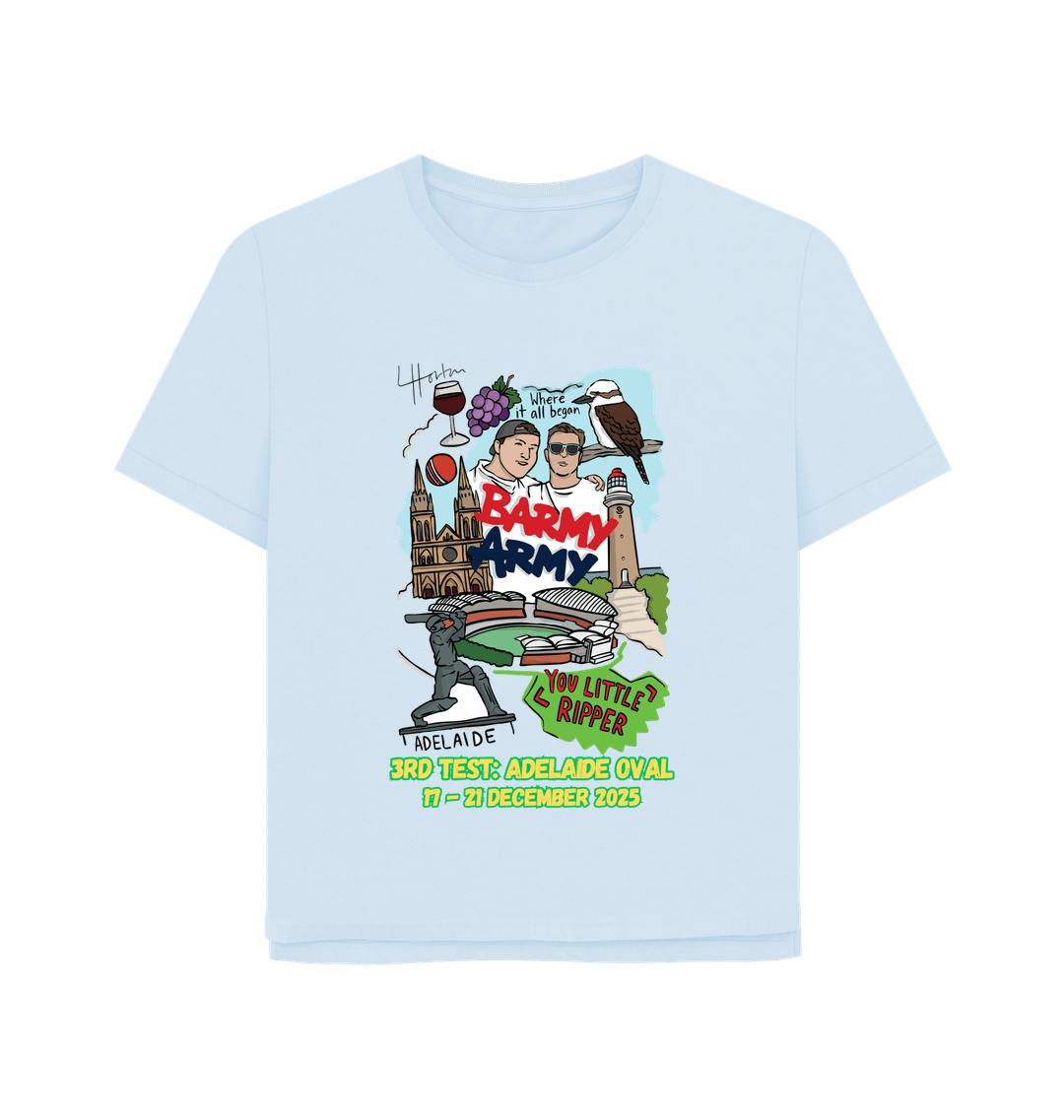 Barmy Army x Luke Horton Adelaide Tee - Ladies – Barmy Army Store