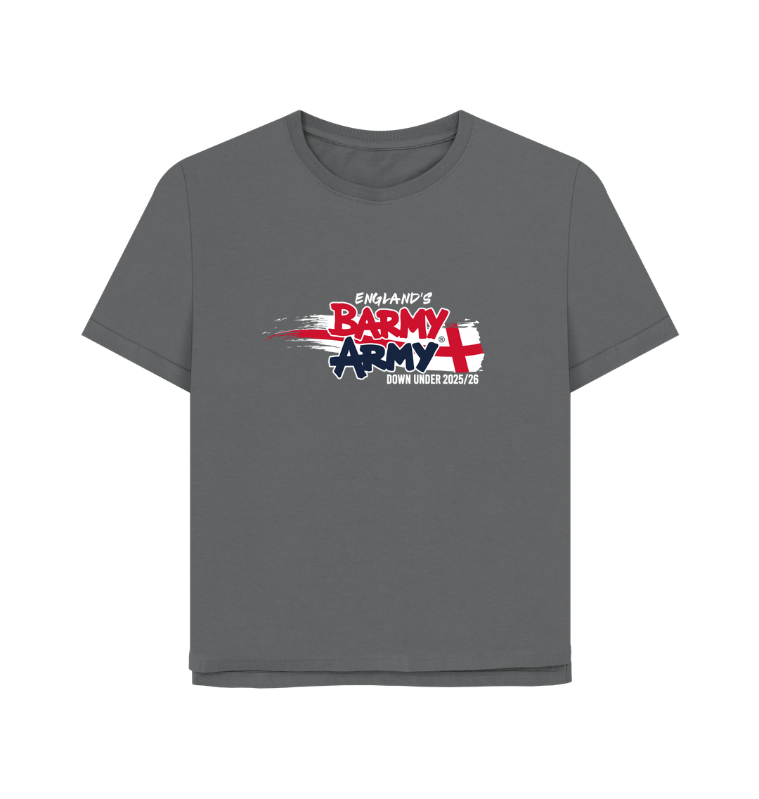Barmy Army Down Under Tee - Ladies – Barmy Army Store