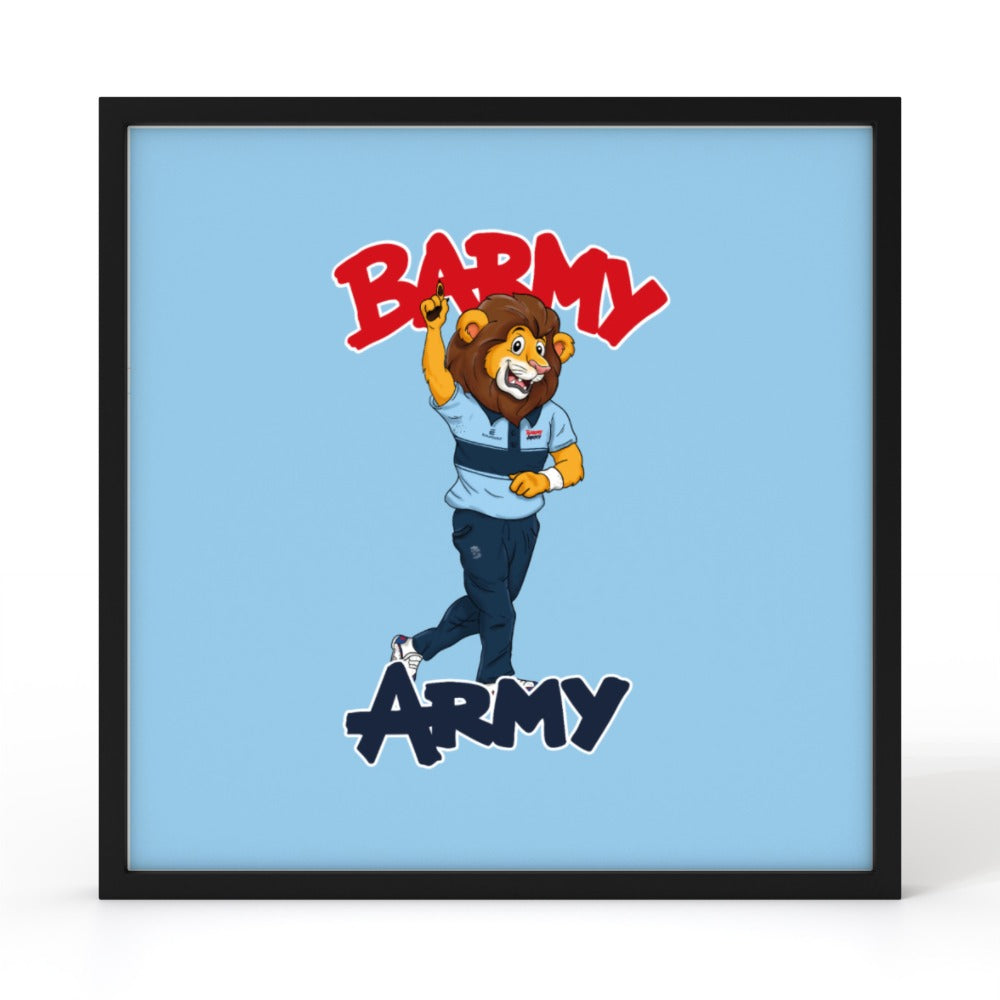 Barmy Army Mascot Send Off Wall Art – Barmy Army Store